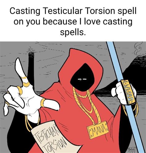 Owned Testicular Torsion Wizard Know Your Meme
