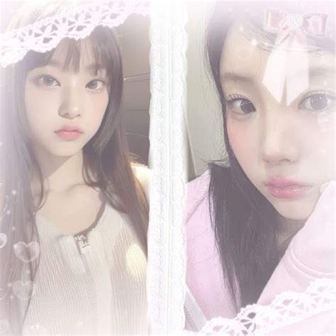 Wonhee And Haerin Pfp ౨ৎ In 2025 Pink Bows Kpop
