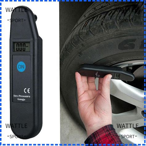 Wattle เครื่องวัดความดันลมยางรถยนต์ รถบรรทุก หน้าจอ Lcd ดิจิทัล