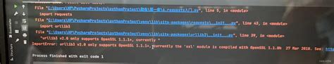 如何解决pycharm中urllib v only supports OpenSSL currently问题 CSDN博客
