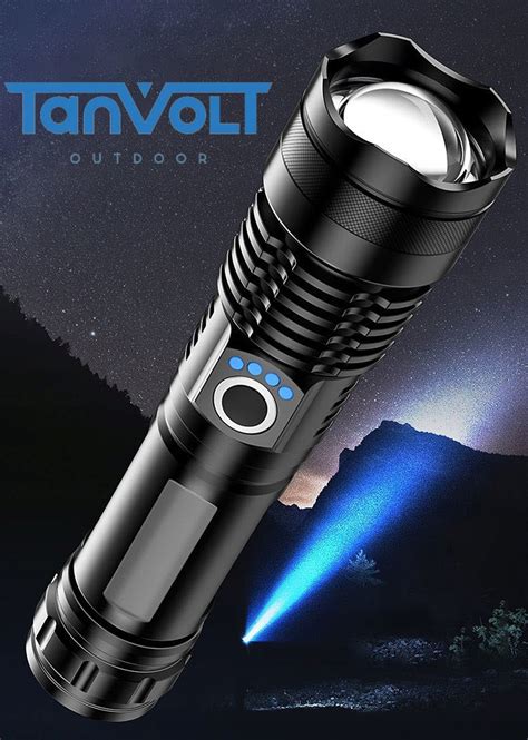 Купить Фонарь Tanvolt outdoor Flashlight 71 ручной черный в Алматы ...