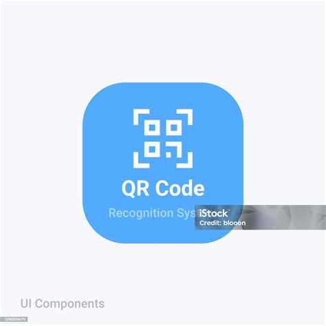 날카로운 센서 리더 인식 Qrcode Qr 코드 Qr코드에 대한 스톡 벡터 아트 및 기타 이미지 Qr코드 아이콘 바코드