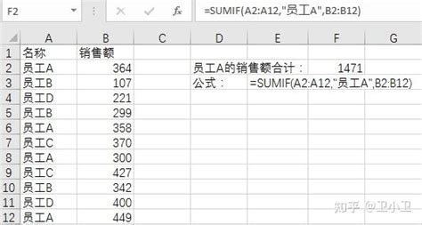 Excel中sumif函数的使用，大多数人只会第一个 知乎