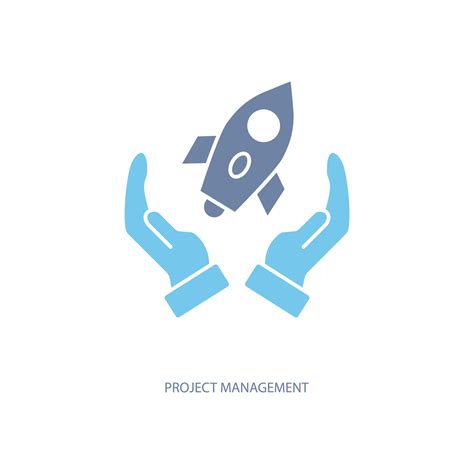 Project Management Concept Line Icon Simple Element Illustration Project Management Concept