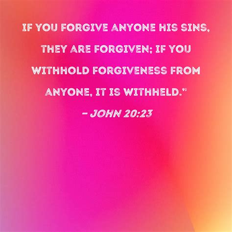 Bible Verses Forgiveness Of Sins