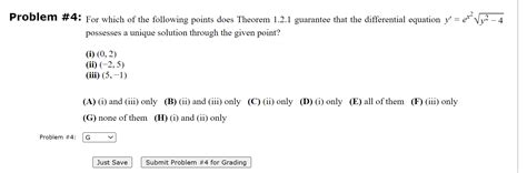 Solved Problem For Which Of The Following Points Does Chegg