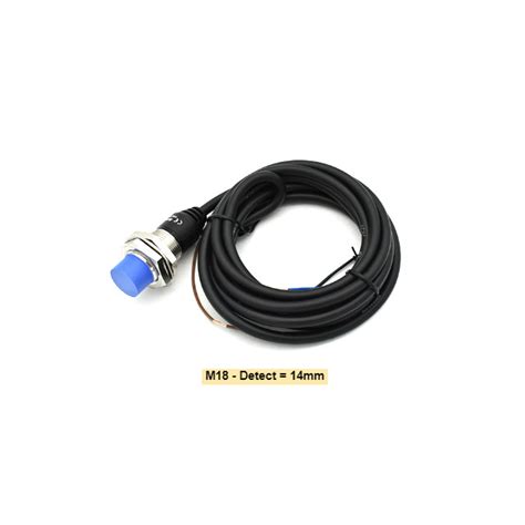 เซนเซอรตรวจจบโลหะ Inductive Proximity Sensor Detection 14mm NPN NO