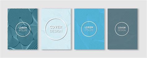 최소한의 벡터 커버 디자인 역동적인 멋진 색상 지형 라인 일러스트 향후 포스터 템플릿 0명에 대한 스톡 벡터 아트 및 기타