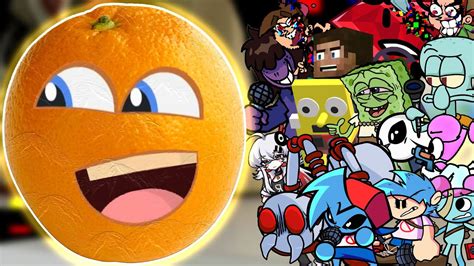 Fnf Slicedvs Annoying Orange Humor But Different Characters Sing It🎵