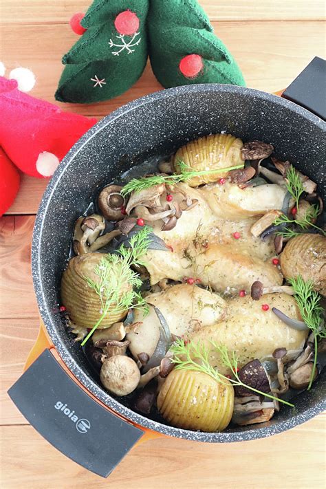 チキンときのことハッセルバックポテト焼き By Kaana57 【クックパッド】 簡単おいしいみんなのレシピが394万品