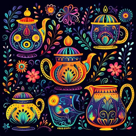 Colorful Coffee Tea Pots Free Stock Photo Public Domain Pictures