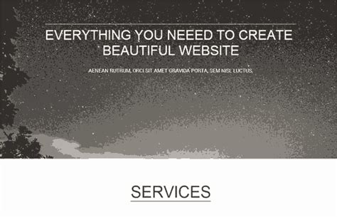 jQuery单页视差效果网站源码