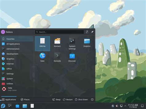 Fedora 37 KDE Desktop Server World