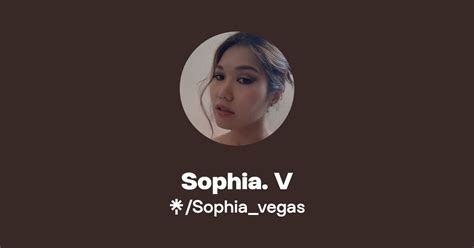 Sophia V Instagram Linktree