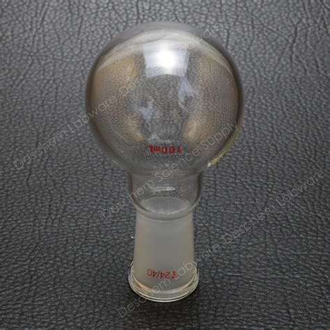 100ml 24 40 1 Neck Round Bottom Glass Flask Single Neck Lab Boiling