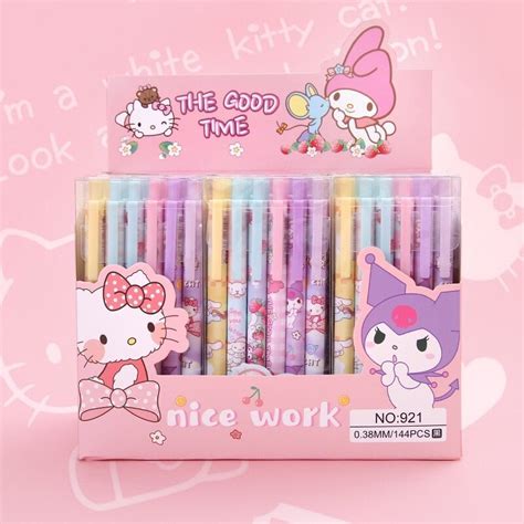 三麗鷗 12 件裝 Hello Kitty Cinnamoroll Kuromi My Melody Sanrio Pe 蝦皮購物