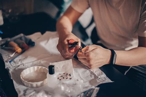 Ink Refill Set For Printer Stock Photo Image Of Injecting