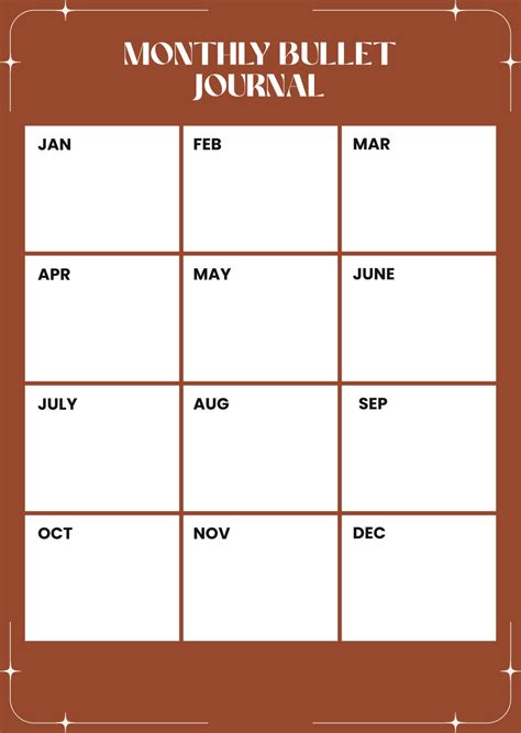 Free Scrapbook Bullet Journal Template To Edit Online