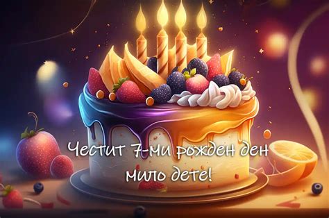 Пожелания за рожден ден на дете от 1 до 10 години Картички за рожден ден