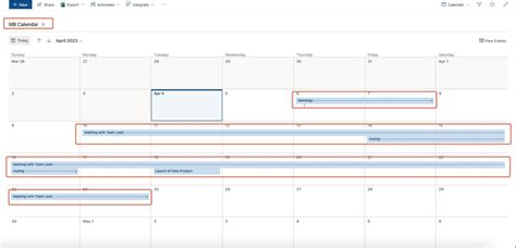 SharePoint Online List View SharePoint List Calendar View Formatting
