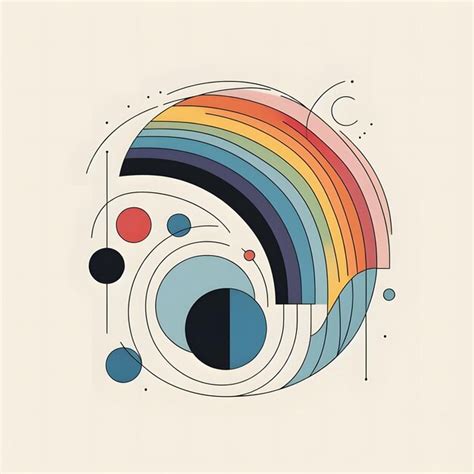 Premium Photo Vibrant Spectrum Abstract Rainbow Objects Collection