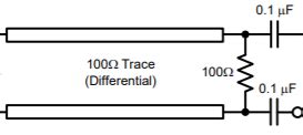 LMK00308 Termination Circuit When Inputting LVDS CLK Clock Timing Forum Clock Timing