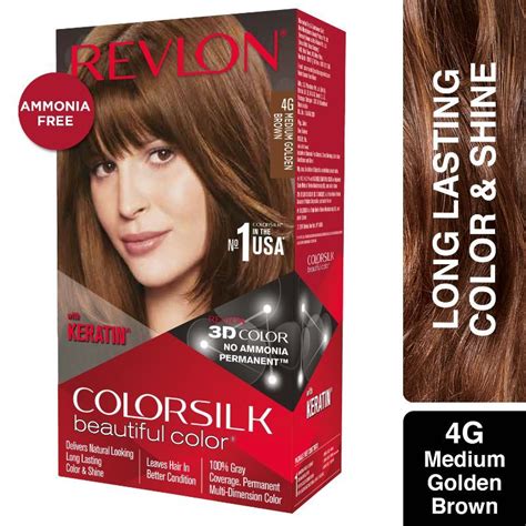 Revlon Colorsilk Hair Color Light Golden Brown 5g Buy Revlon