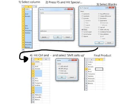 Excel Tip 7 Shortcut To Deleting Multiple Blank Rows In Workbook Or