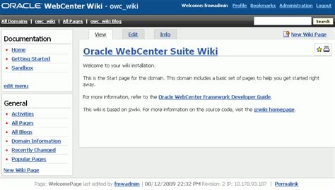 Managing The Wiki And Blog Services