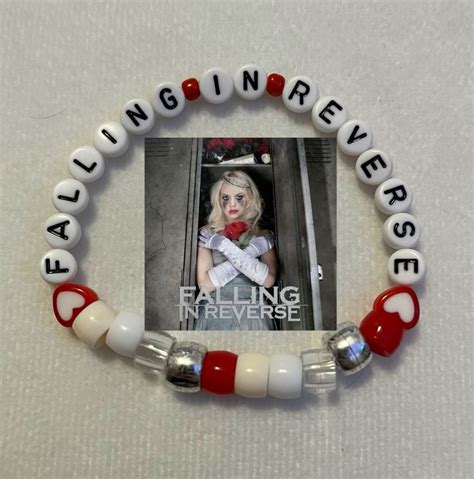 Falling In Reverse Album Cover Kandi Bracelet Kandi Bracelets Diy