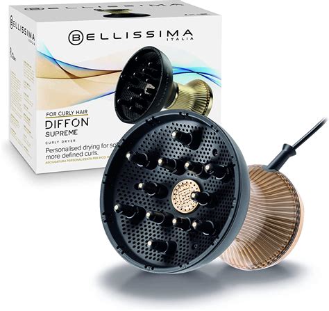 Bellissima Italia Diffon Supreme Ionic Diffuser And Curly Hair Dryer With Australian Plug Xl