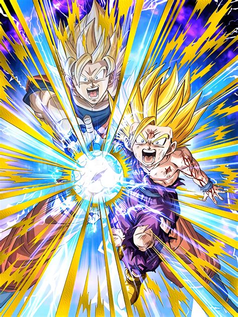 Goku Gohan Dokkan Final Super Power Super Saiyan God Ss Goku Kaioken