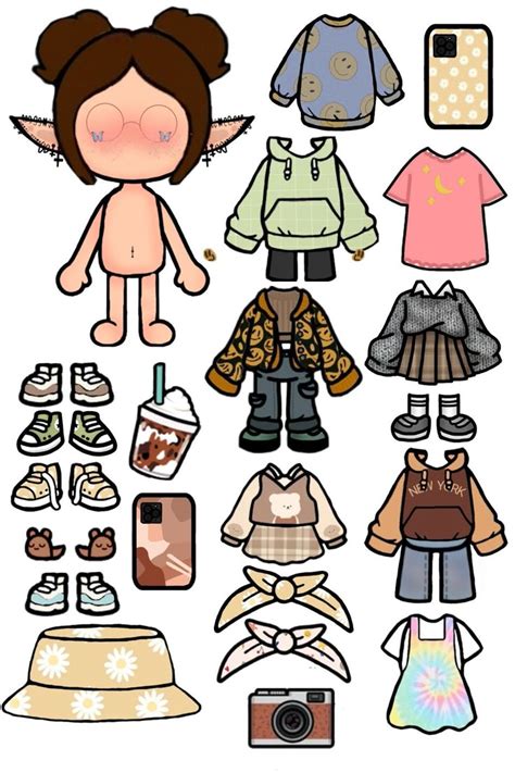 Paper Doll Clothing And Accessories