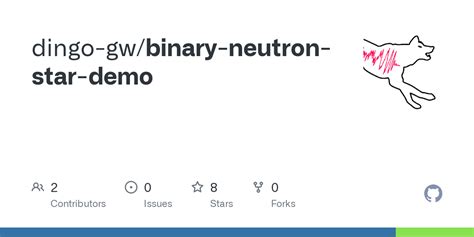 GitHub Dingo Gw Binary Neutron Star Demo