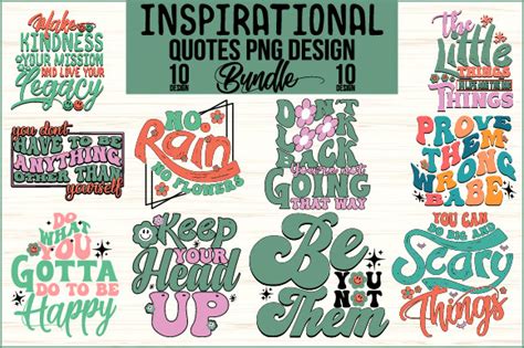 Inspirational Retro Png Design Bundle Graphic By Bundledesigner