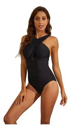 Bañador Sqy Hermoso Completo Para Mujer Busto Cruzado Meses sin interés