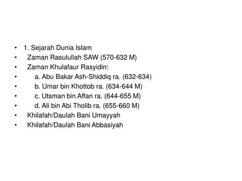 PPT Sejarah Perkembangan Ilmu Pengetahuan Islam PowerPoint