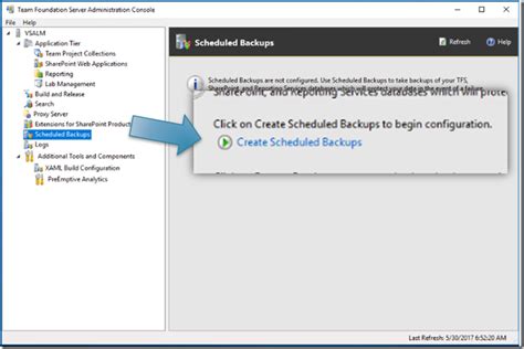 Creating Recoverable Tfs Backups