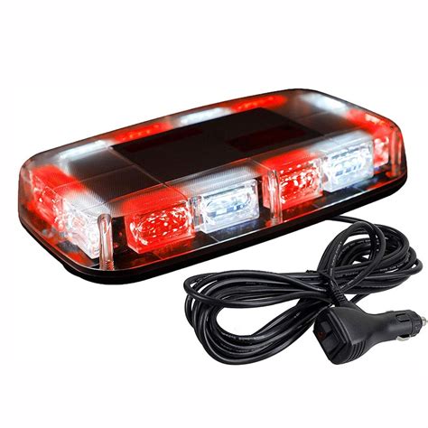 免運 黃白色 48w Led警示燈 磁鐵 吸頂 爆閃燈 車頂 閃爍 工程燈 車用 應急 頻閃燈 貨車 12v 24v通用 蝦皮購物
