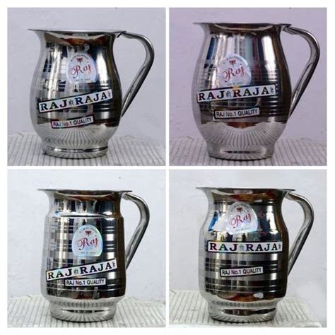Silver Stainless Steel Water Jug Without Lid At Best Price In Jalandhar Bhagat Ram Hari Krishan