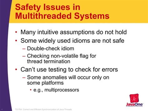 Correct And Efficient Synchronization Of Java Thread Ppt