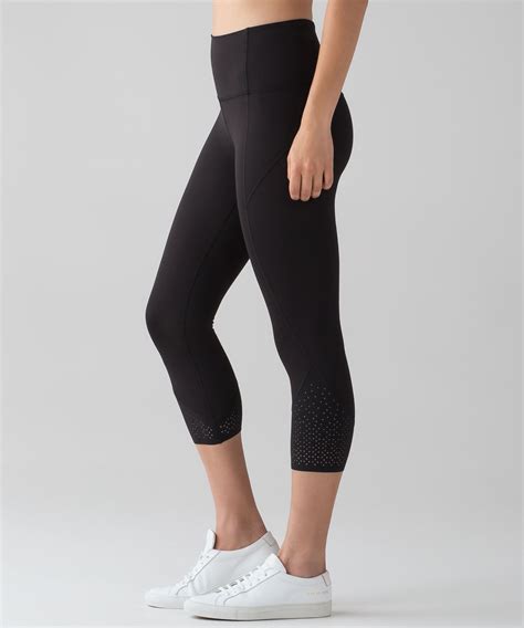 Lululemon Anew Crop 21 Black Lulu Fanatics