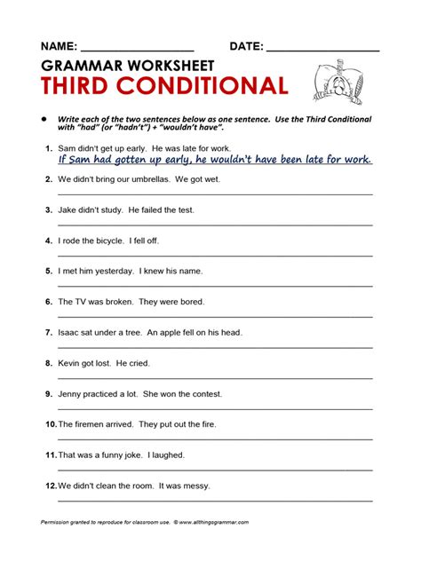 Third Conditional Practice Pdf