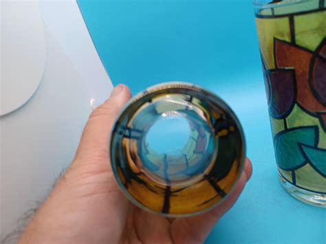 One West Virginia Stained Glass Tiffany Style Tulip Water Etsy