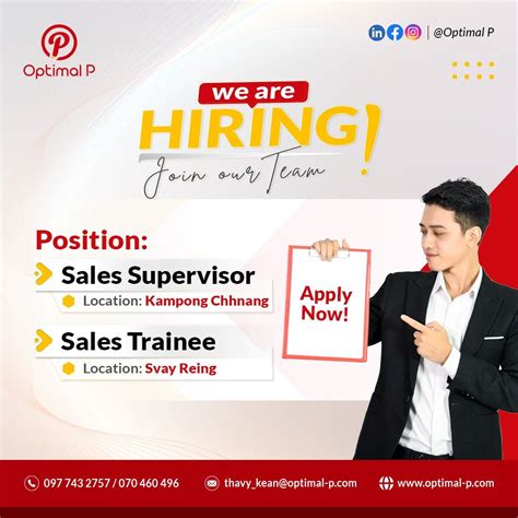 Kimheng Mar On Linkedin Optimalp Hiring Jobopportunity Salessupervisor