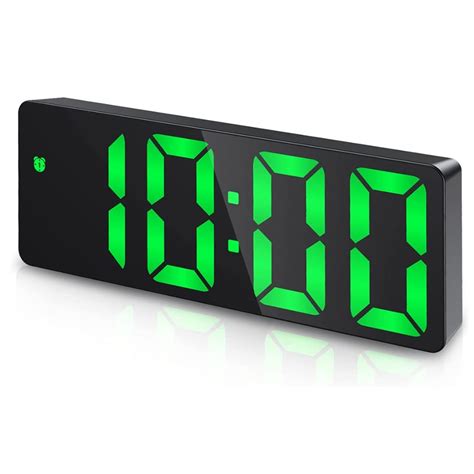 Smart Voice Control Led Clock Bedside Digital Alarm Clocks Desktop Table Electronic Desk Table
