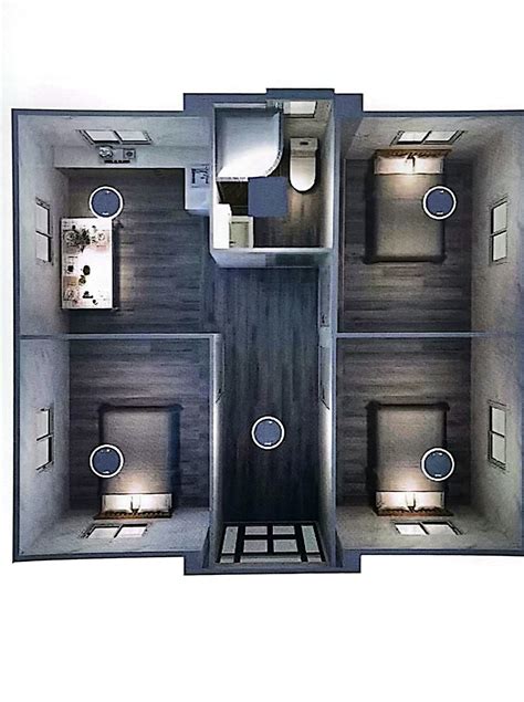 Prefabricated House Steel Structural Materials Double Wing Folding House Expandable Module