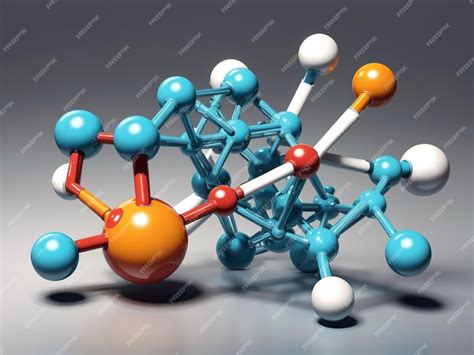 Premium Ai Image Ethereal Chemistry 3d Flat Model Of Ethyl Formate