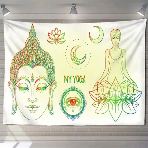 Bohemian Wall Decoration Hanging Cloth Bedside Yoga Background Cloth