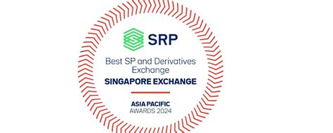新交所证券市场荣膺2024年srp亚太区最佳结构性产品和衍生品交易所大奖 新加坡交易所（下称“新交所”）证券市场在2024年